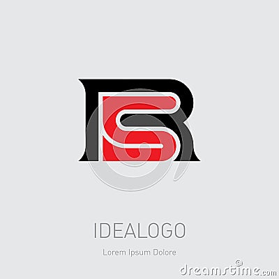 R And 5 Initial Logo. R5 Initial Monogram Logotype. 5R - Design Element ...