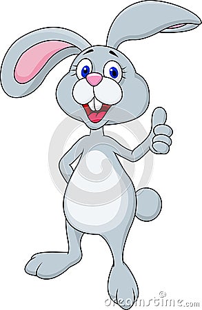 Rabbit Cartoon Thumb Up Stock Photography - Image: 29185102