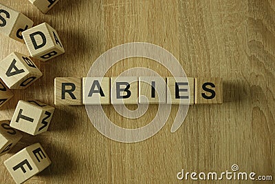 Rabies Word From Wooden Blocks Stock Photography | CartoonDealer.com ...