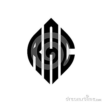 RAC Circle Letter Logo Design With Circle And Ellipse Shape. RAC ...