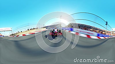Race Car. Very Fast Driving. Realistic 4K Animation. Stock Footage ...