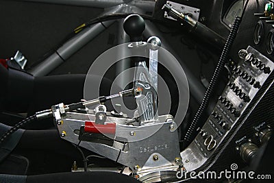 Racing Gear Stick In Hummer Stock Photos - Image: 4936053