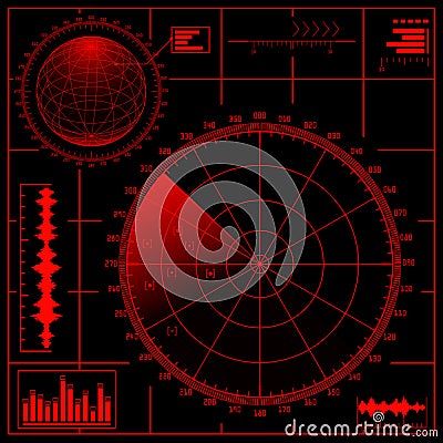 Radar Screen Stock Photo - Image: 19126660