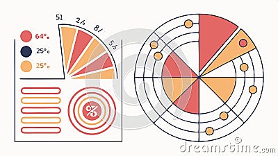 Radial Chart Infographic, Data Visualization, Circular Chart ...