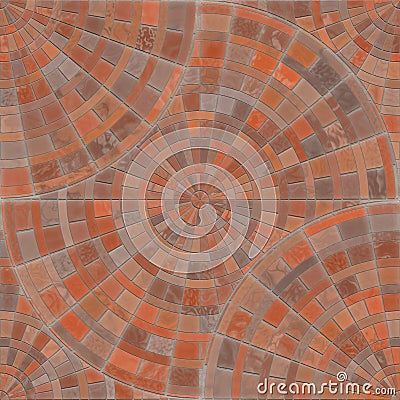 Radial Pavers Royalty Free Stock Images - Image: 20258929