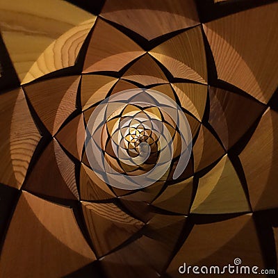 Radial Wood Triangle Pattern Stock Photo | CartoonDealer.com #42668418