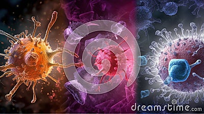 Radiation-induced Mutations. Illustrations Showcase The Impact Of ...