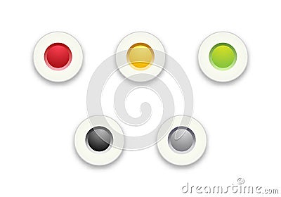 Radio Button Set Stock Vector - Image: 39362619