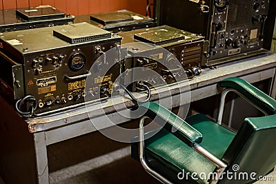 Radio Room In Bunker, Vietnam Stock Photo - Image: 43402871