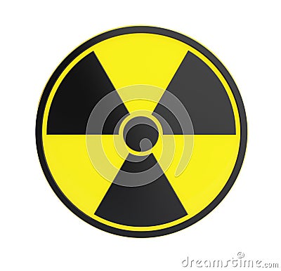 Radioactivity Sing On A White Background Royalty-Free Stock Photo ...