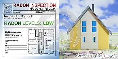 RADON INSPECTION REPORT CONCEPT - Low-Level Radon Exposure - Testing ...