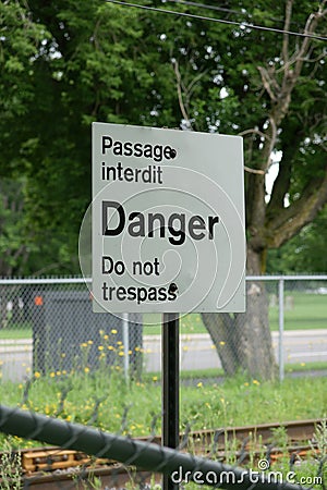 Railroad Danger Sign Stock Photo | CartoonDealer.com #5963058