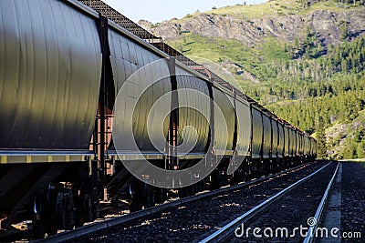 Railroad Hopper Cars Royalty Free Stock Images - Image: 28944289