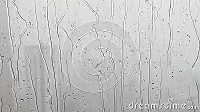 Rain Drops Falling Down on Window, HD Quality Footage of Rain on Window ...