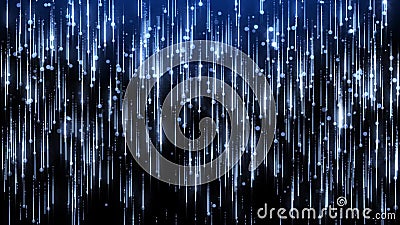 A Rain of Glitter Blue Particles Stock Video - Video of colors ...