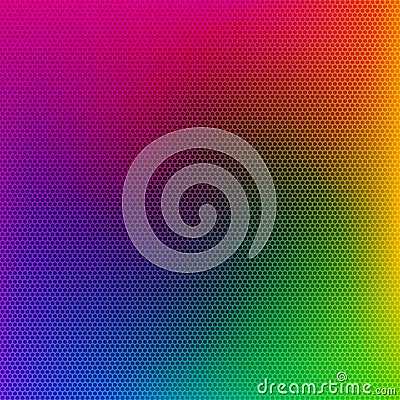 Rainbow Colored Metal Grate Background Cartoon Vector | CartoonDealer ...