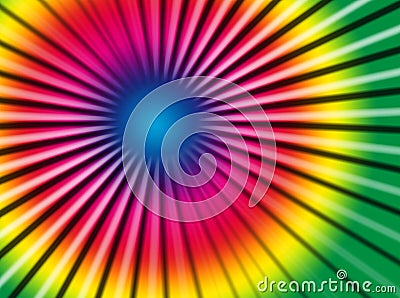 Rainbow Rays Stock Images - Image: 10458524