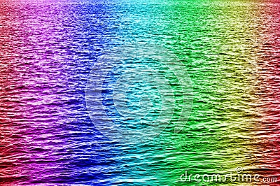 Rainbow Water Royalty Free Stock Photography - Image: 14095867