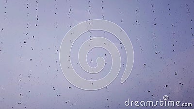 Raindrops Falling from Sky and Clouds Stock Footage - Video of clouds ...