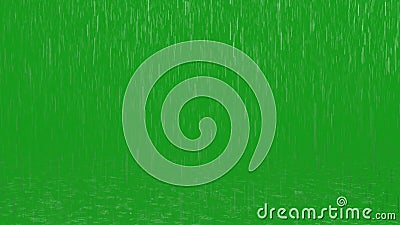 Rainfall Green Screen Motion Graphics Stock Footage - Video of drops ...