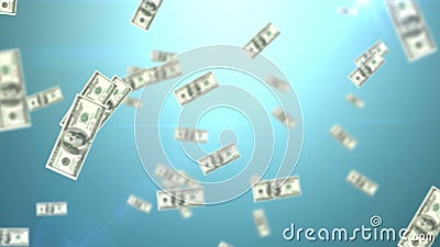 Raining Money and Coins on Black Stock Video - Video of raining ...