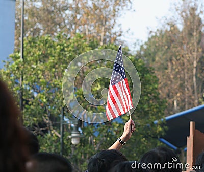 Raise The Flag Royalty-Free Stock Photography | CartoonDealer.com #1606931