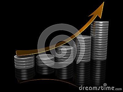 Raising Charts Royalty-Free Illustration | CartoonDealer.com #12877659