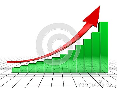 Raising Charts Stock Illustration | CartoonDealer.com #14636638