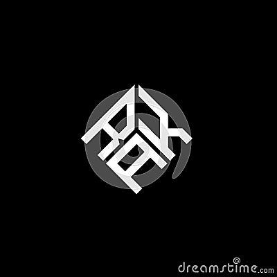 RAK Letter Logo Design On Black Background. RAK Creative Initials ...