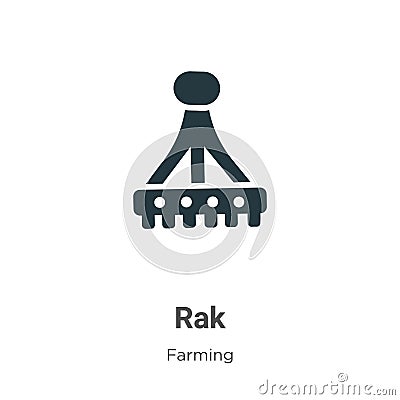 Rak Vector Icon On White Background. Flat Vector Rak Icon Symbol Sign ...