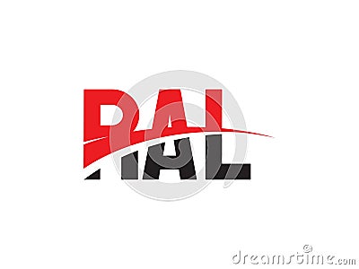 RAL Letter Initial Logo Design Vector Illustration | CartoonDealer.com ...