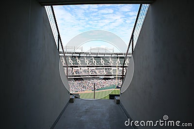 Ramp Into Baseball Stadium Stock Images - Image: 3597694
