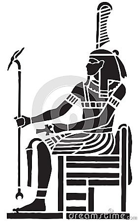 Ramses II. Set Of Egyptian Labels And Elements. Vector Set Illustration ...