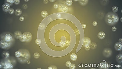 Random Flying Fading Abstract Bubbles Molecules in Color Environment ...