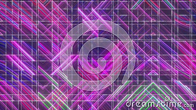 Random neon lines stock video. Video of abstract, futuristic - 260089841