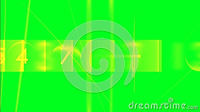 Random Numbers on Green Screen Stock Footage - Video of luck, commerce ...