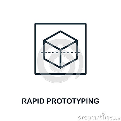 Rapid Prototyping Icon Outline Style. Thin Line Creative Rapid ...