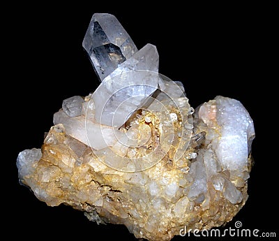 Rare Quartz Stone Cluster Royalty Free Stock Photos - Image: 5408418