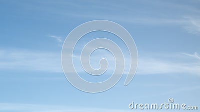 Rare Translucent Clouds Move Slowly in a Clear Sky, the Sky is Like a ...