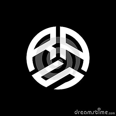 RAS Letter Logo Design On Black Background. RAS Creative Initials ...