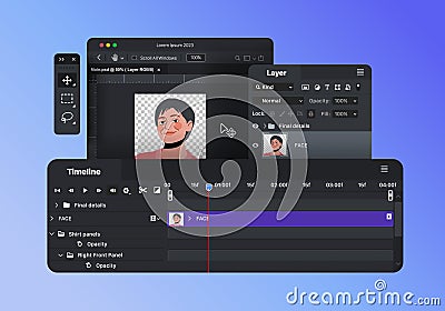 Raster Graphics Editor. Toolbar. Software For Creating Retouching And ...