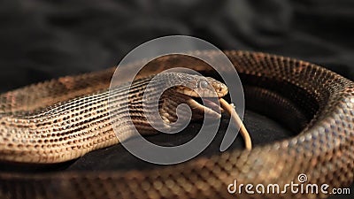 Rat Snake with Rat Prey between Its Jaws Stock Footage - Video of crawl ...