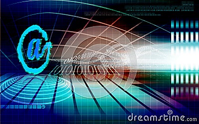 At The Rate Symbol Stock Illustration | CartoonDealer.com #7947835