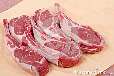 Raw Lamb Chops Stock Images - Image: 22175944