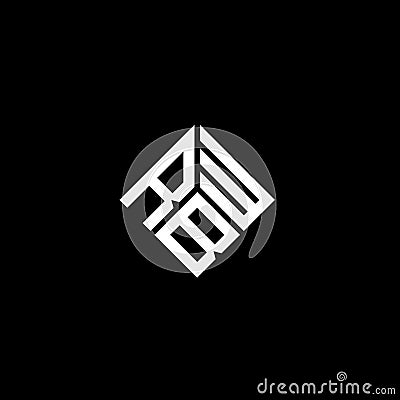 RBW Letter Logo Design On Black Background. RBW Creative Initials ...