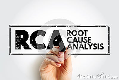 RCA Root Cause Analysis - Method Of Problem Solving Used For ...