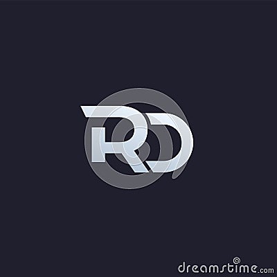 RD Letters Logo Design, Vector Monogram | CartoonDealer.com #266954725