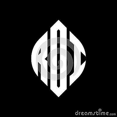 RDI Circle Letter Logo Design With Circle And Ellipse Shape. RDI ...