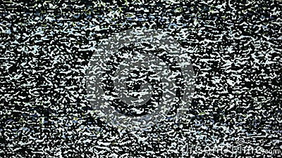 Real Static Noise From Digital TV Stock Footage - Video of digital ...