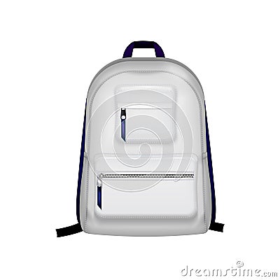Realistic Backpack Illustration Cartoon Vector | CartoonDealer.com ...
